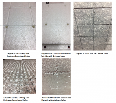 Get unsurpassed impact absorption with Shockpad for non infill turf